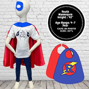 Personalized Superhero Cape- for Boys and Girls- Custom Colors and ...