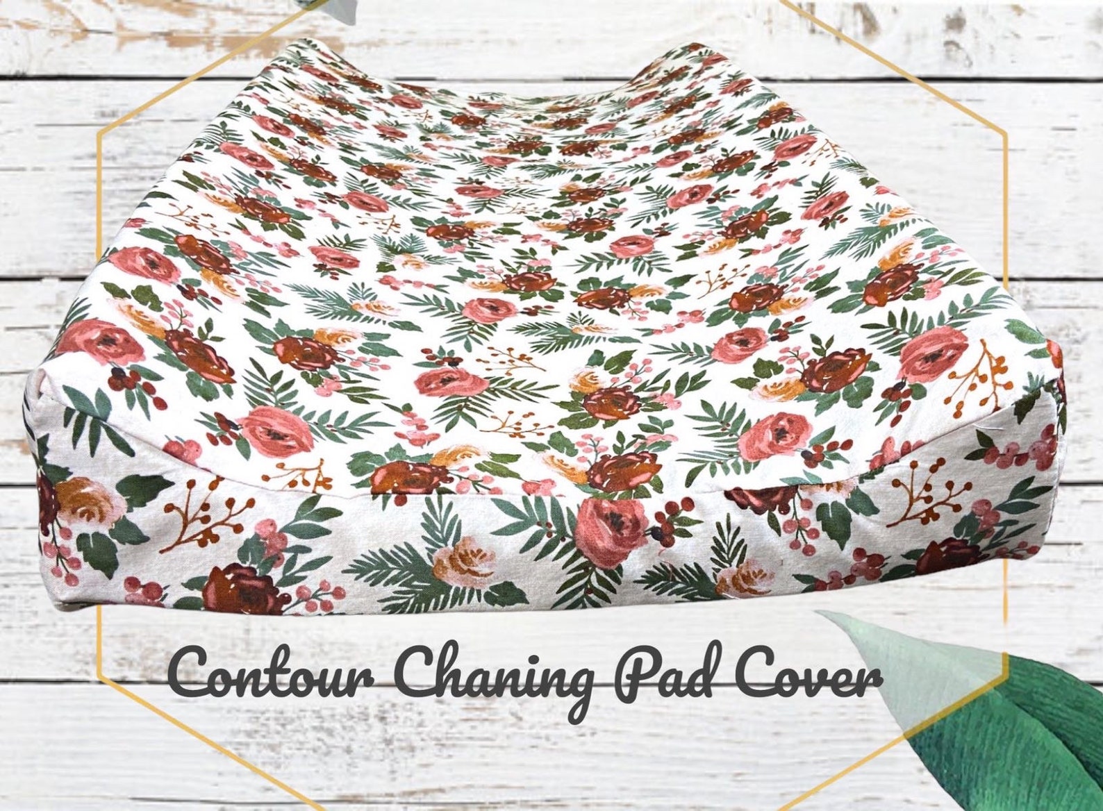 Retro Cotton Floral Changing Pad Cover Boho Floral Nursery - Etsy