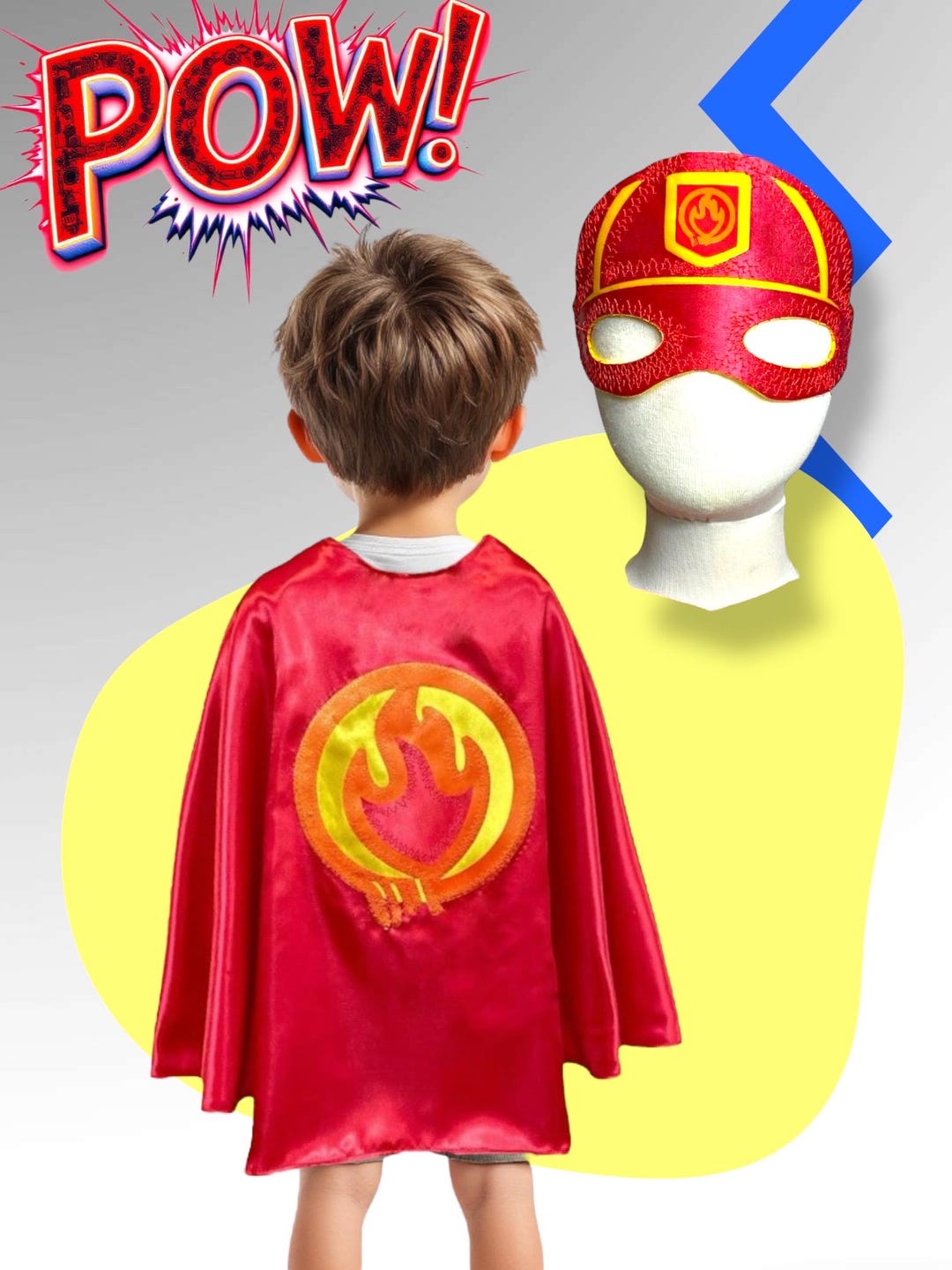 Fireman Superhero Kids Cape ,firefighter Birthday, Fireman Costume - Etsy