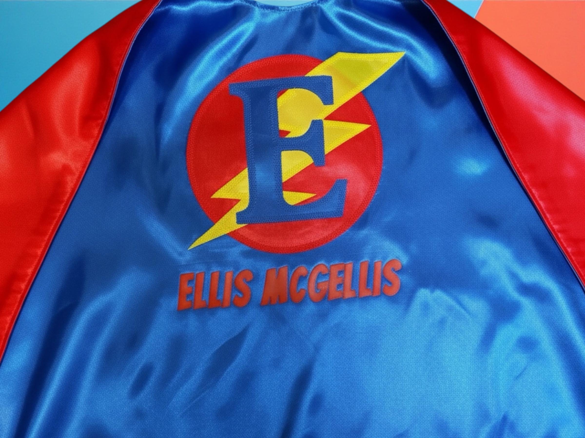 Personalized Superhero Cape Set | Mask, Cuffs, Name & Initial Gift - Etsy