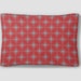 Red Pillow Sham, Red Gray Pillow, Pattern Bed Pillow, Red Pillowcase ...