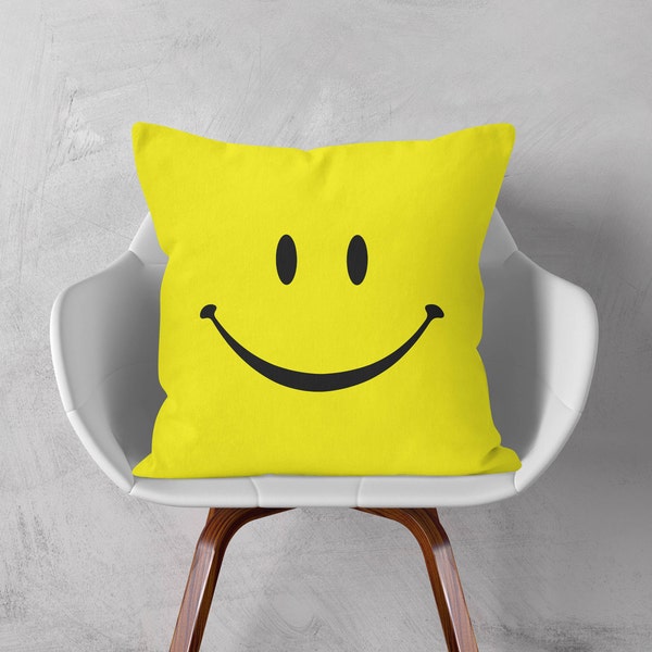 Emoji Smile Pillow - Etsy