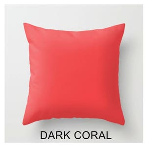 Coral Pillow | Decorative Pillow | Throw Pillow | Sofa Decor Cushion ...