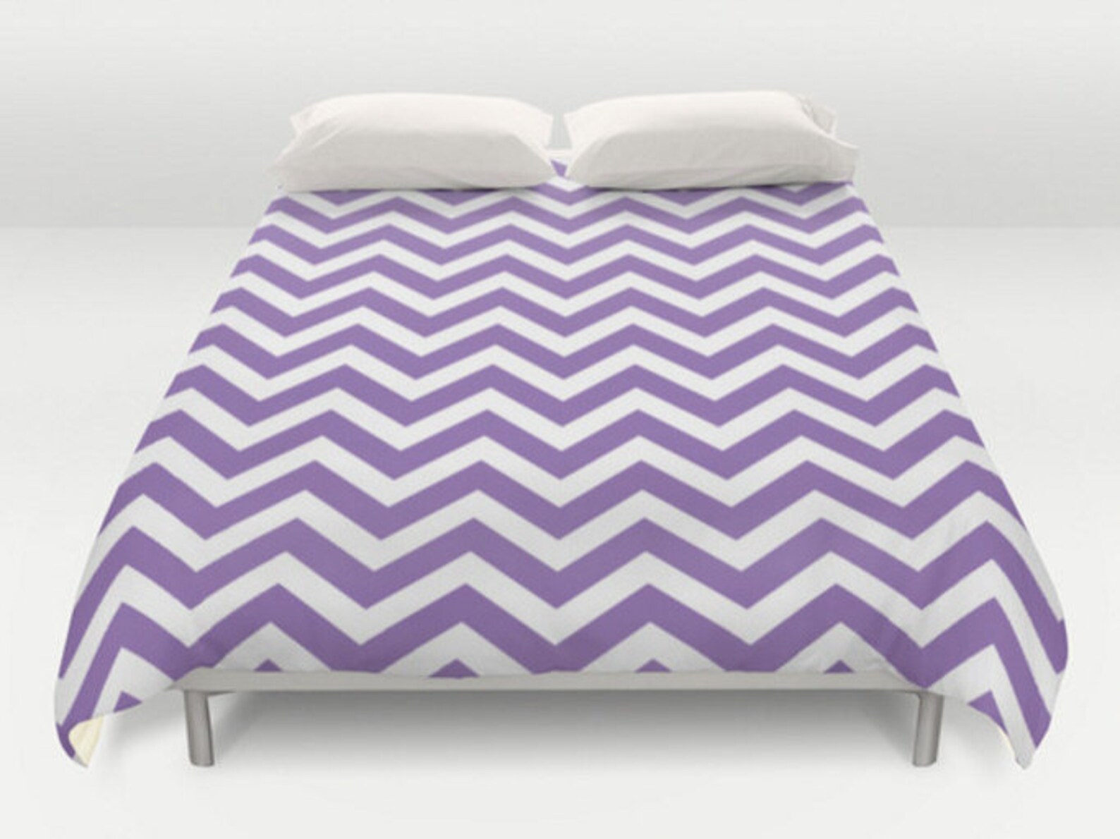 Chevron Duvet Cover Chevron Bedding Blue Chevron Coverlet - Etsy