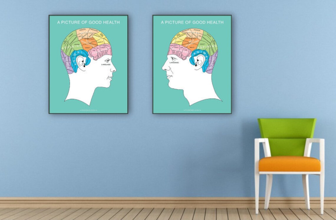 Picture Good Health Art Print, Head Drawing, Man Illustration ...
