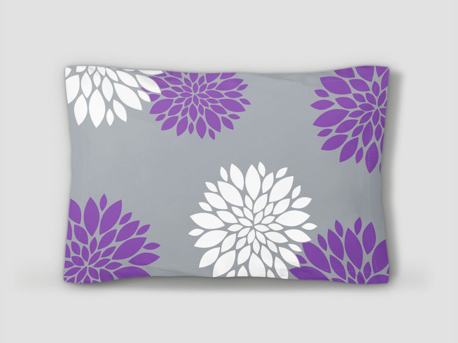 Pillow Sham Flower Pillow Pattern Bed Pillow Pattern - Etsy