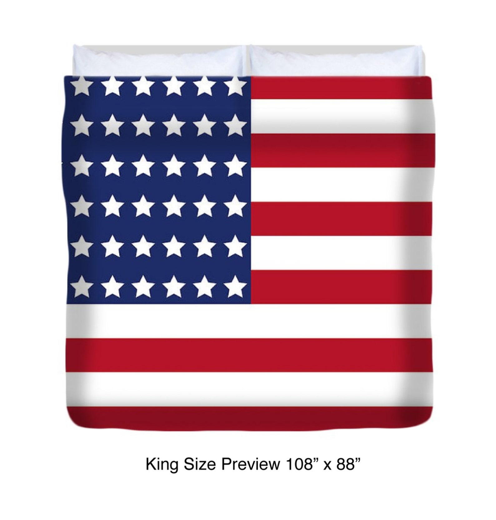 American Flag Bedding, Flag Duvet Cover, King Queen Full Twin, Size ...