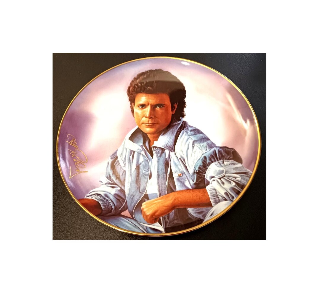 Vintage Danbury Mint Cliff Richard Plate 40 Glorious Years in Time With ...