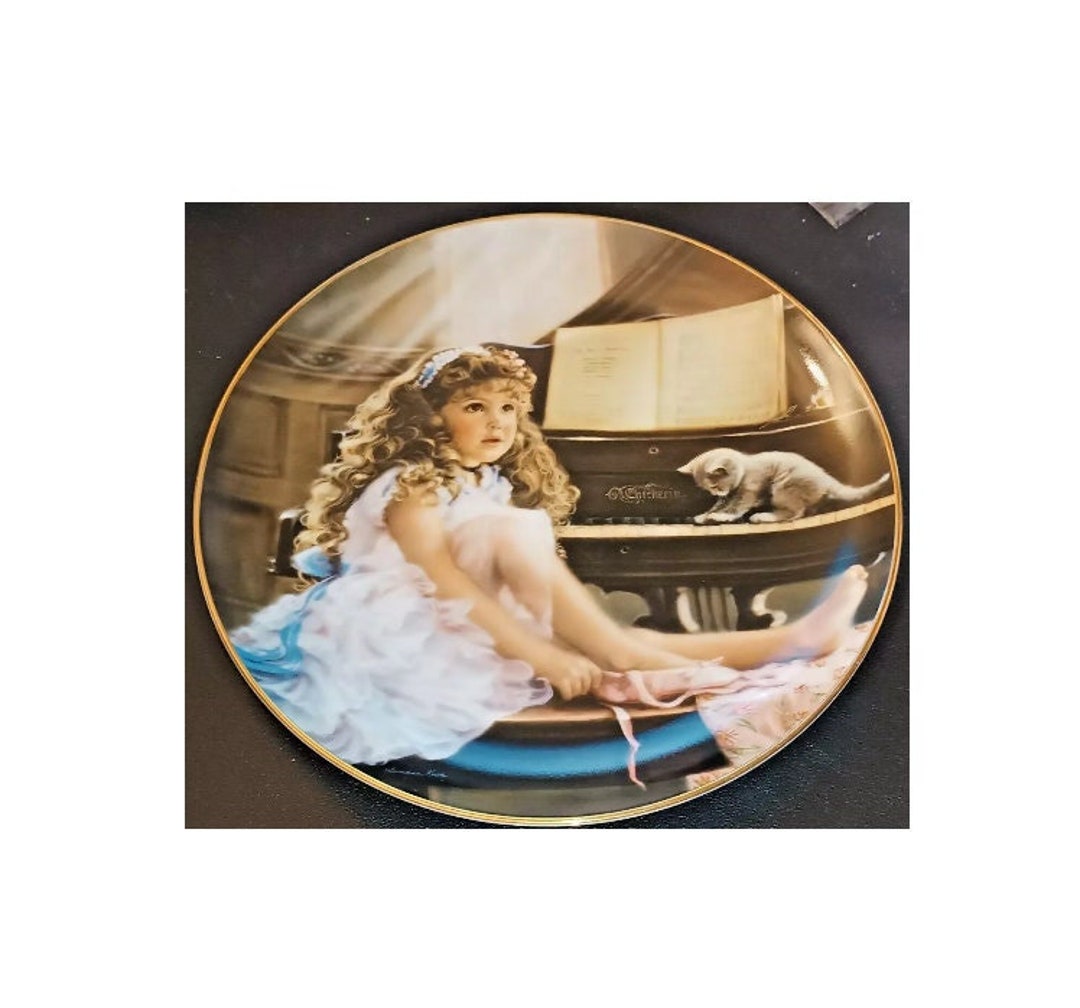 Vintage Reco USA Limited Edition the Rehearsal Ballet Ballerina Plate ...