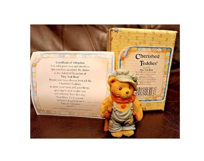 Vintage Cherished Teddies Tiny Ted-bear From Dickens a Christmas Carol ...