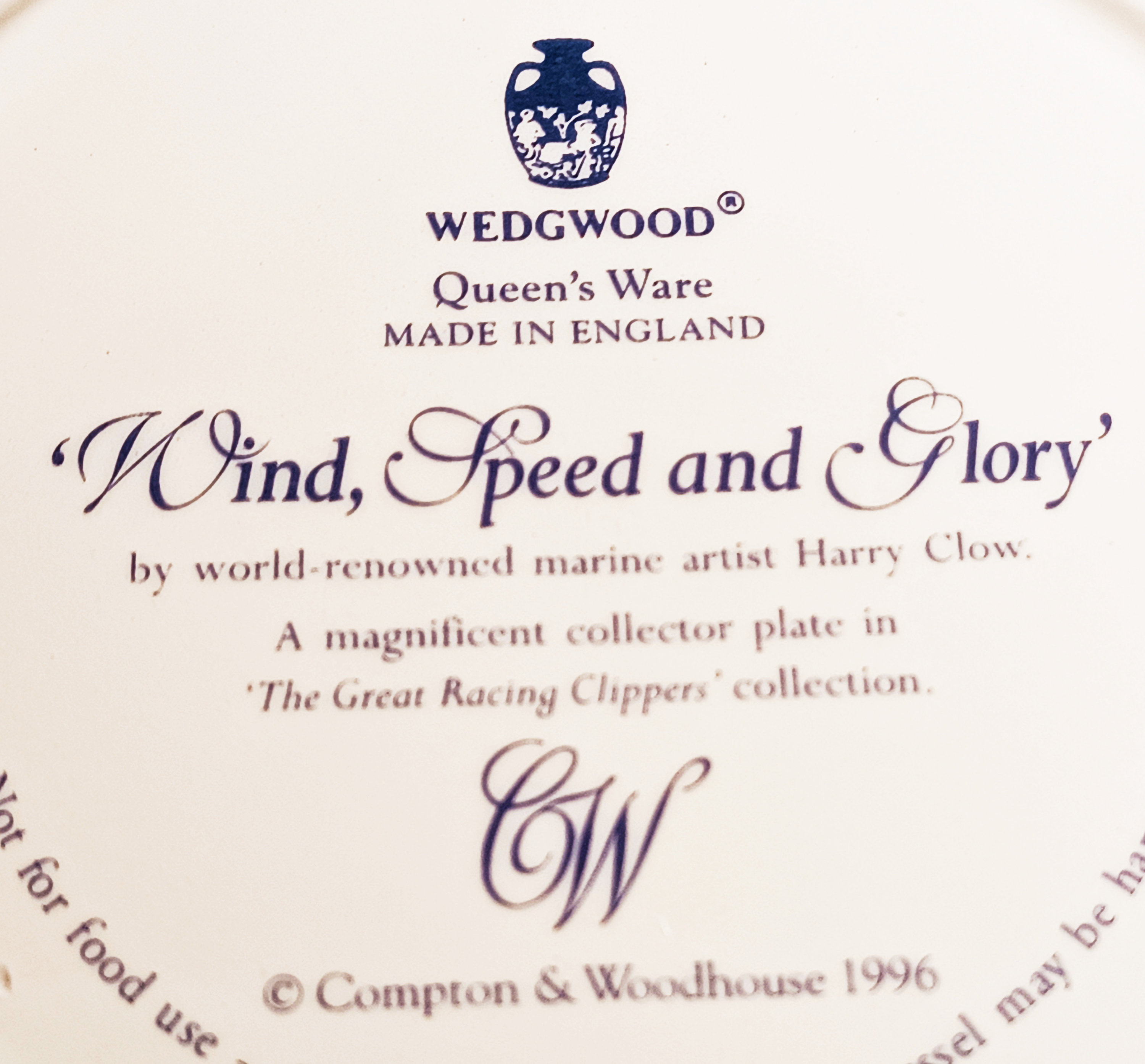 Vintage Wedgwood White Star Clipper 'thermopylae' From the Great Racing ...