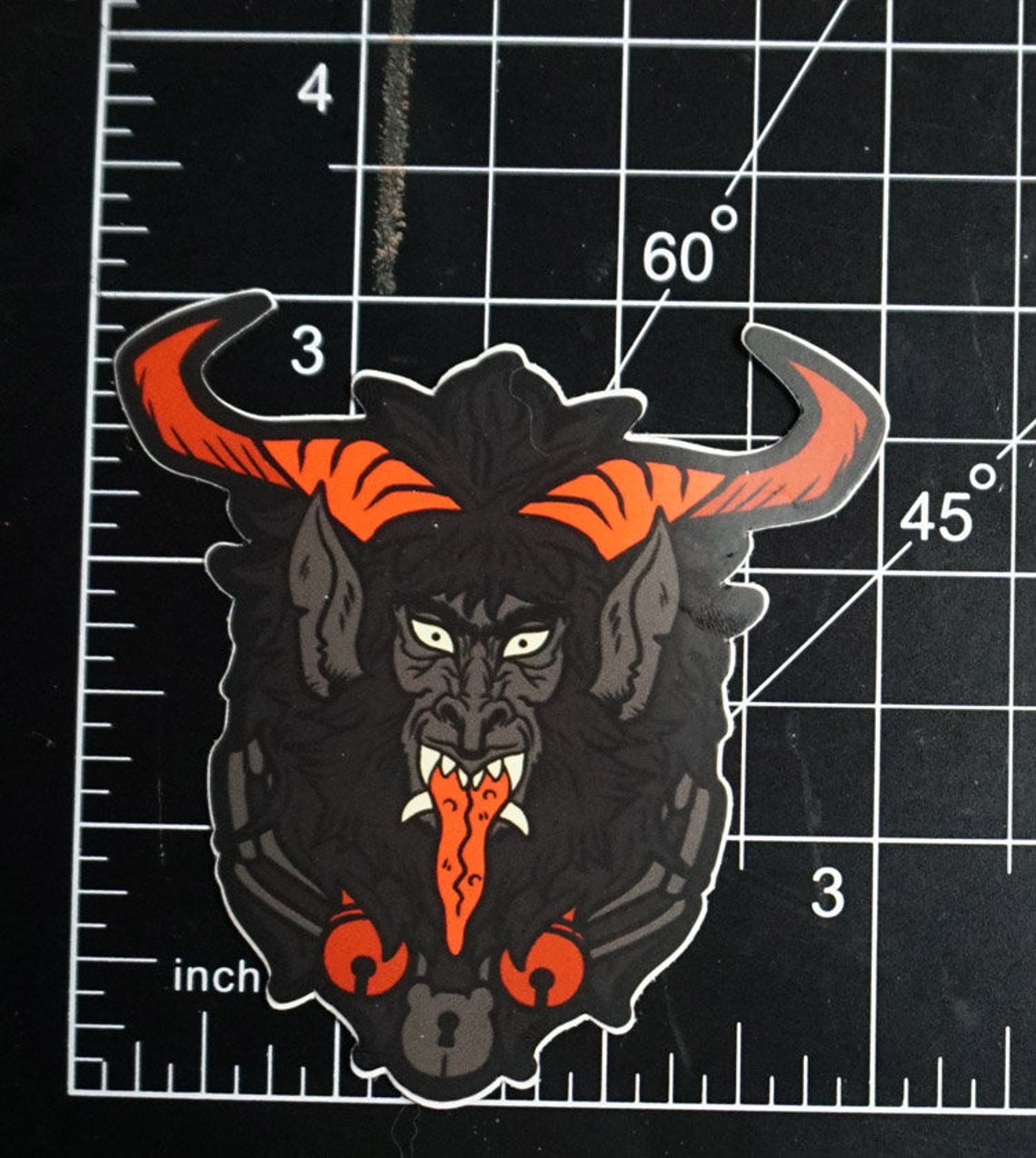 Krampus Vinyl Stickers - Etsy
