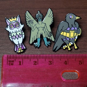 Pazuzu, Stolas, Caim Hard Enamel Pins - Etsy