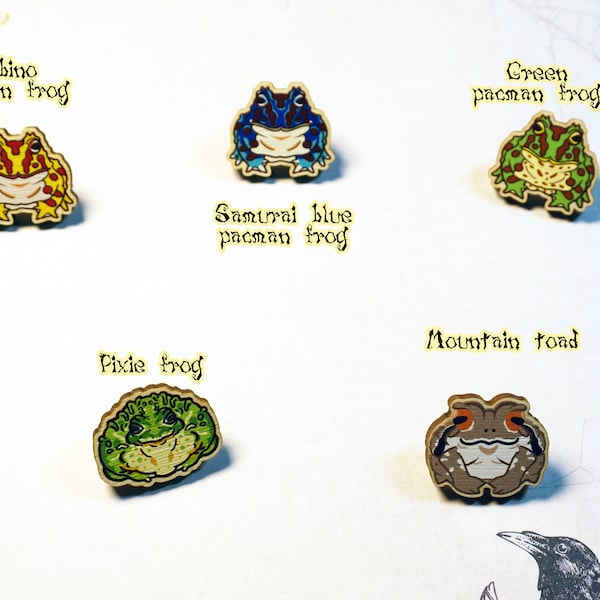 Wooden Frog - Etsy