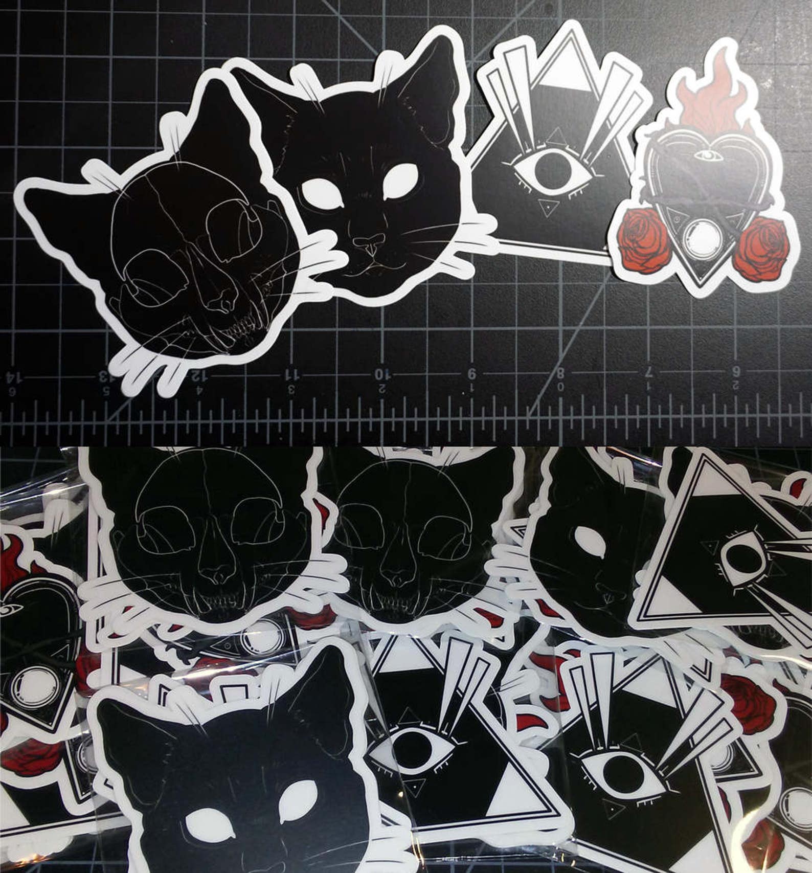 Occult and Magic Symbols Vinyl Sticker Pack - Etsy