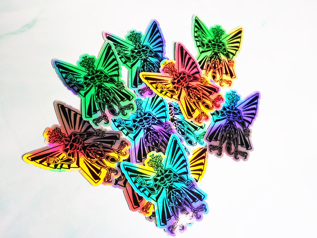 Holographic Pazuzu Sticker - Etsy