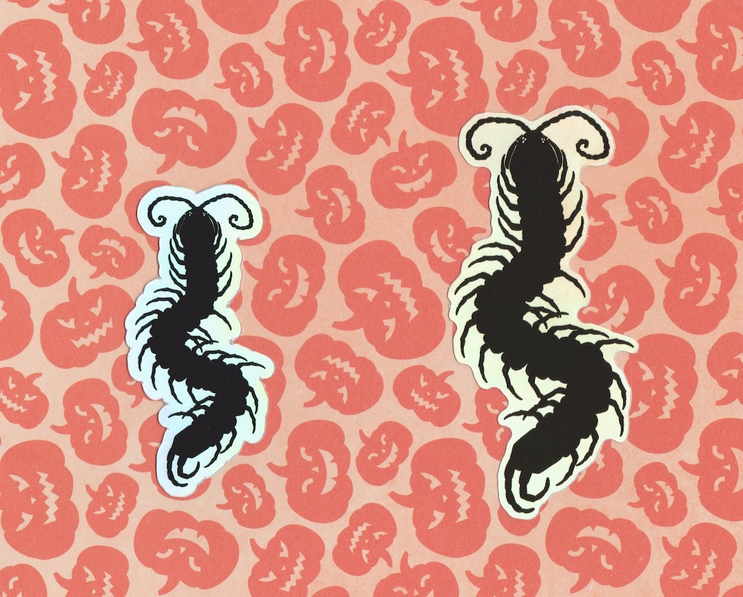 Holographic Centipede Stickers- 2 Sizes! - Etsy