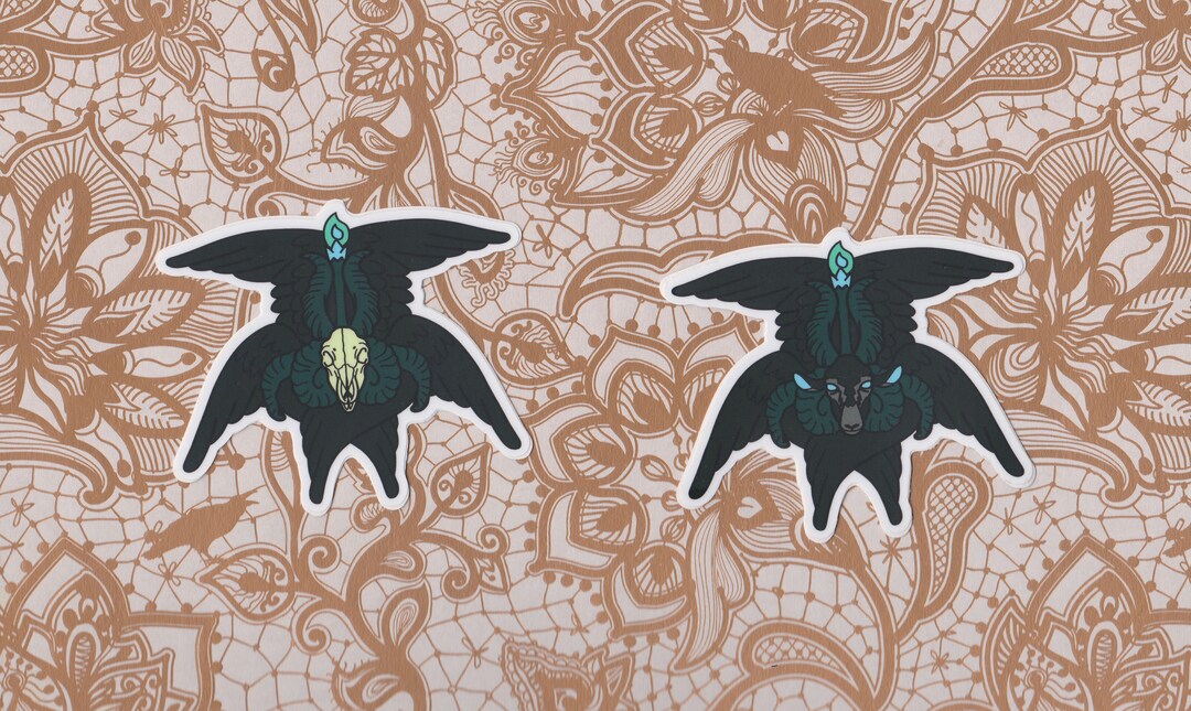 Baphomet-seraphim Vinyl Stickers - Etsy