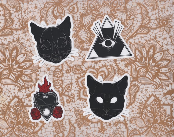 Occult and Magic Symbols Vinyl Sticker Pack | Etsy