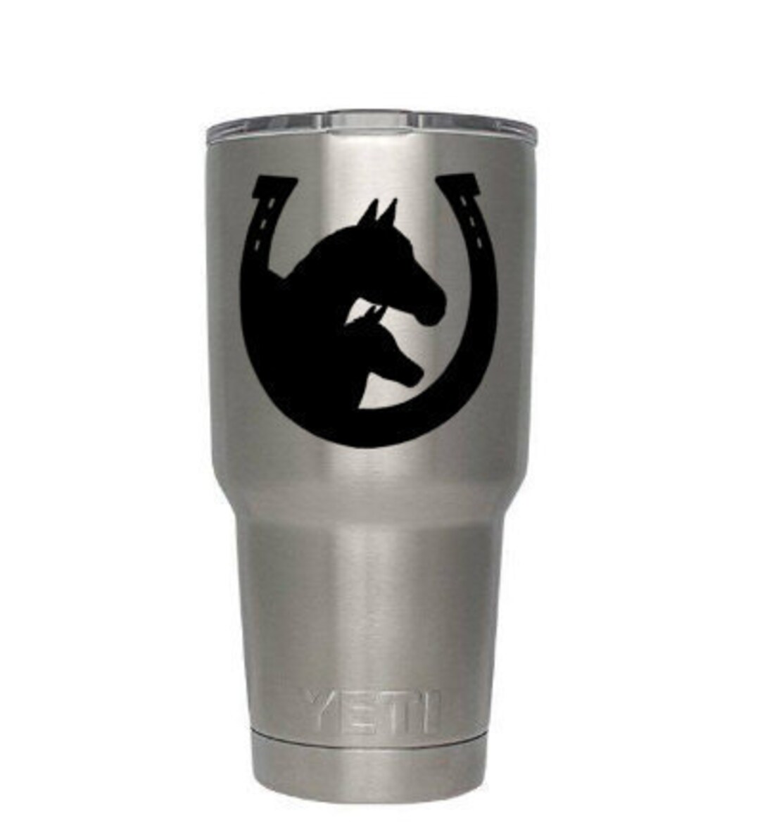 Yeti Custom Decal, Horse, Horse and Baby, Yeti Rambler, Custom Decal ...