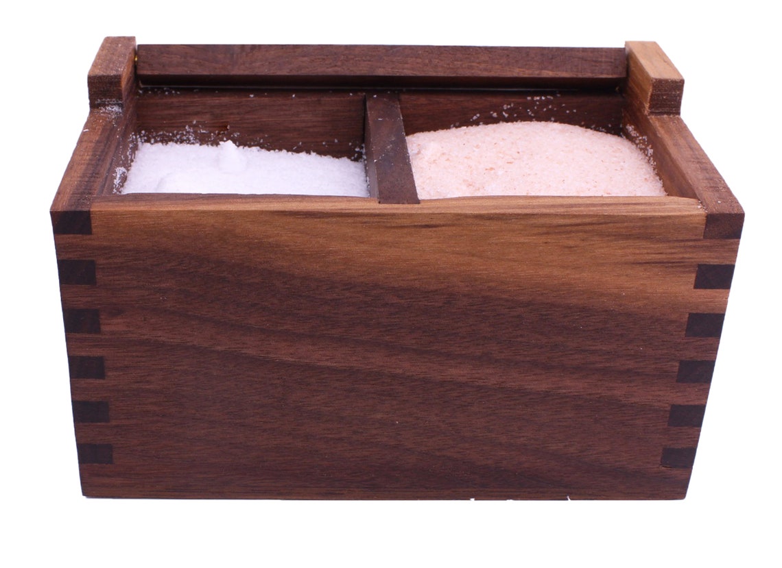 Handmade Salt Cellar Salt Pig Salt Cellar With Divider - Etsy