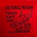 RED Friday US Navy Carrier Tee Shirts - Etsy