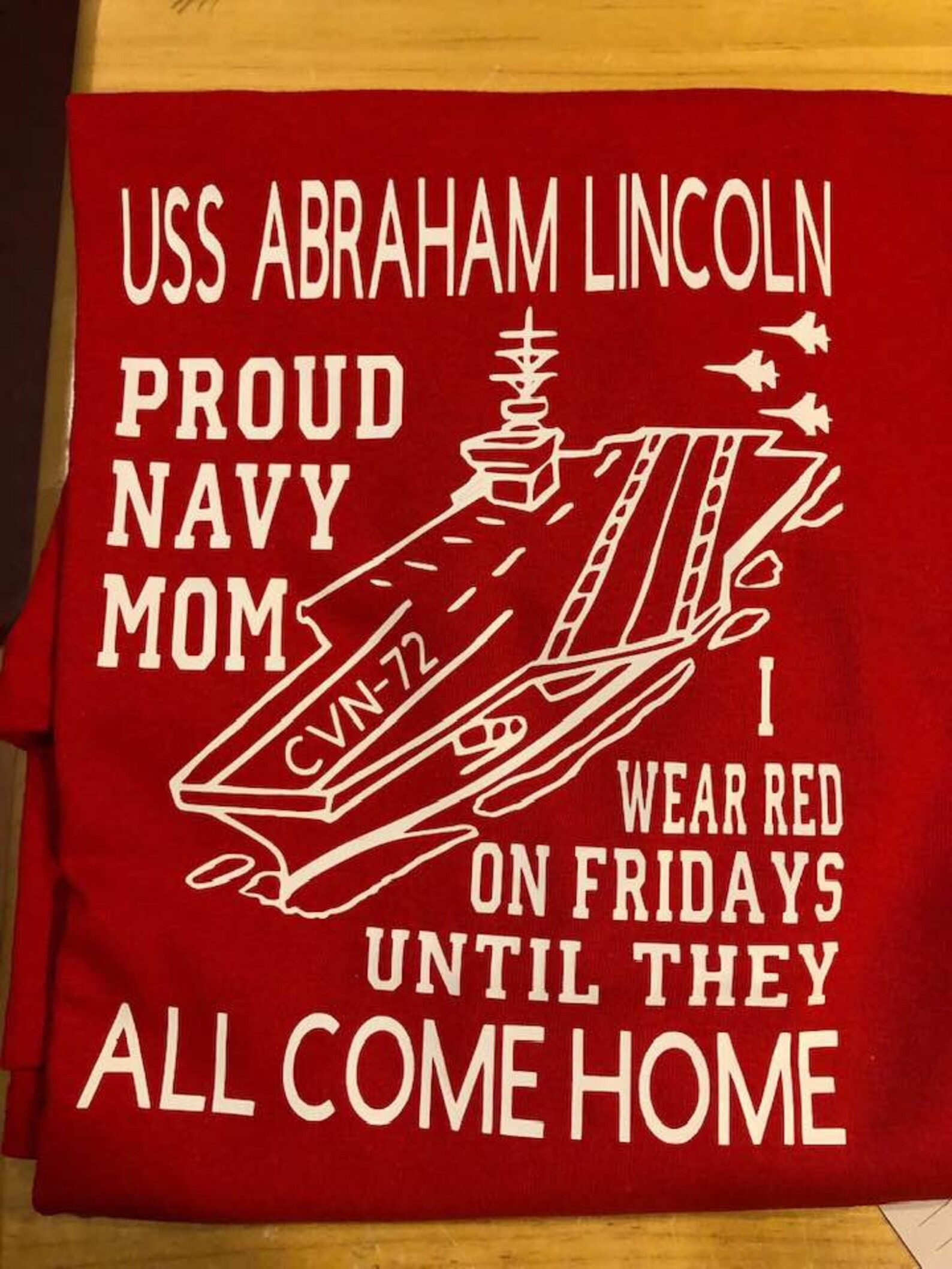 RED Friday US Navy Carrier Tee Shirts - Etsy