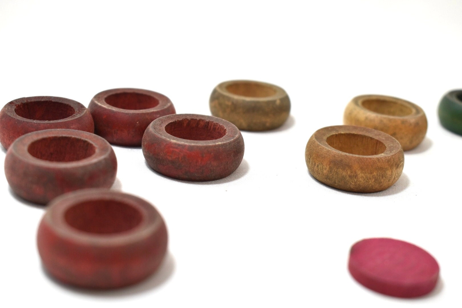 Vintage Wooden Game Pegs Pieces - Etsy