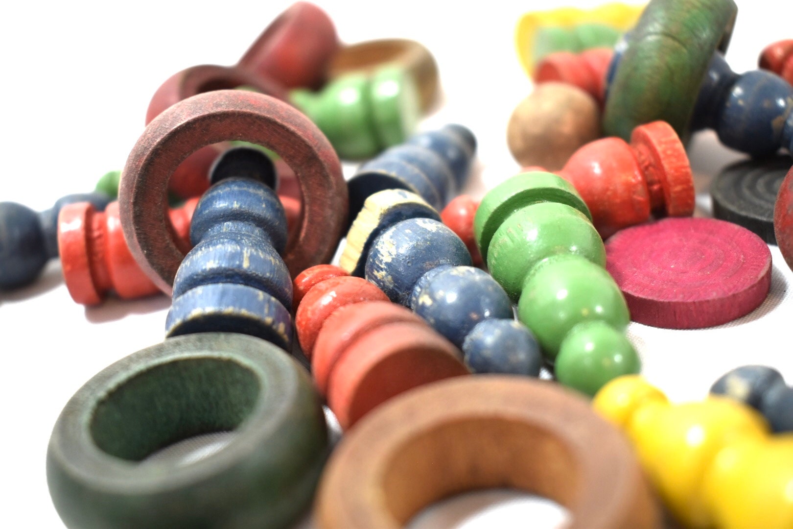 Vintage Wooden Game Pegs Pieces - Etsy