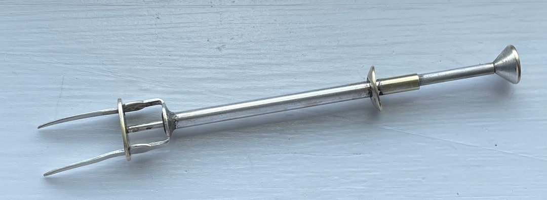 Antique Lion Works Ltd Silver Plate Mechanical Olive/ice/sugar Cube ...