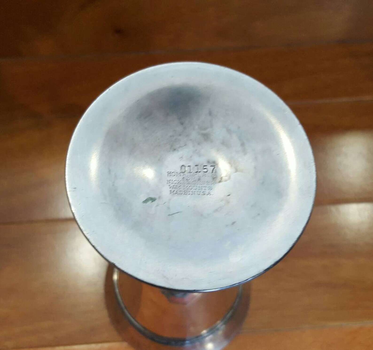 Antique Wm MOUNTS Homan Plate 01157 Silver Plated Wine/water Chalice ...