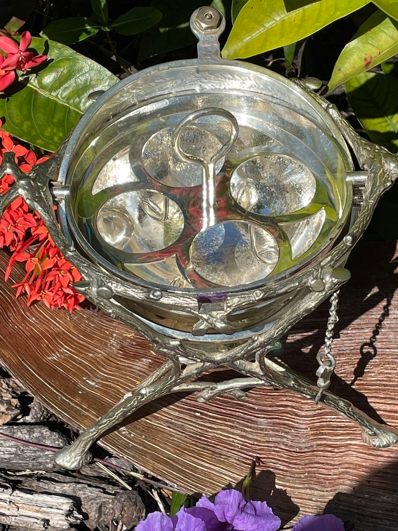 Gorgeous Antique Victorian FENTON BROTHERS Silver 1896 Figural ZODIAC ...