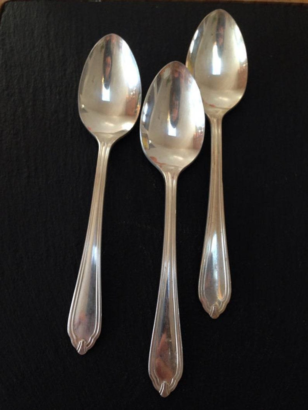 Antique Collectible Oneida Hotel Plate 1930 HADLEY Teaspoon 6", Set of ...