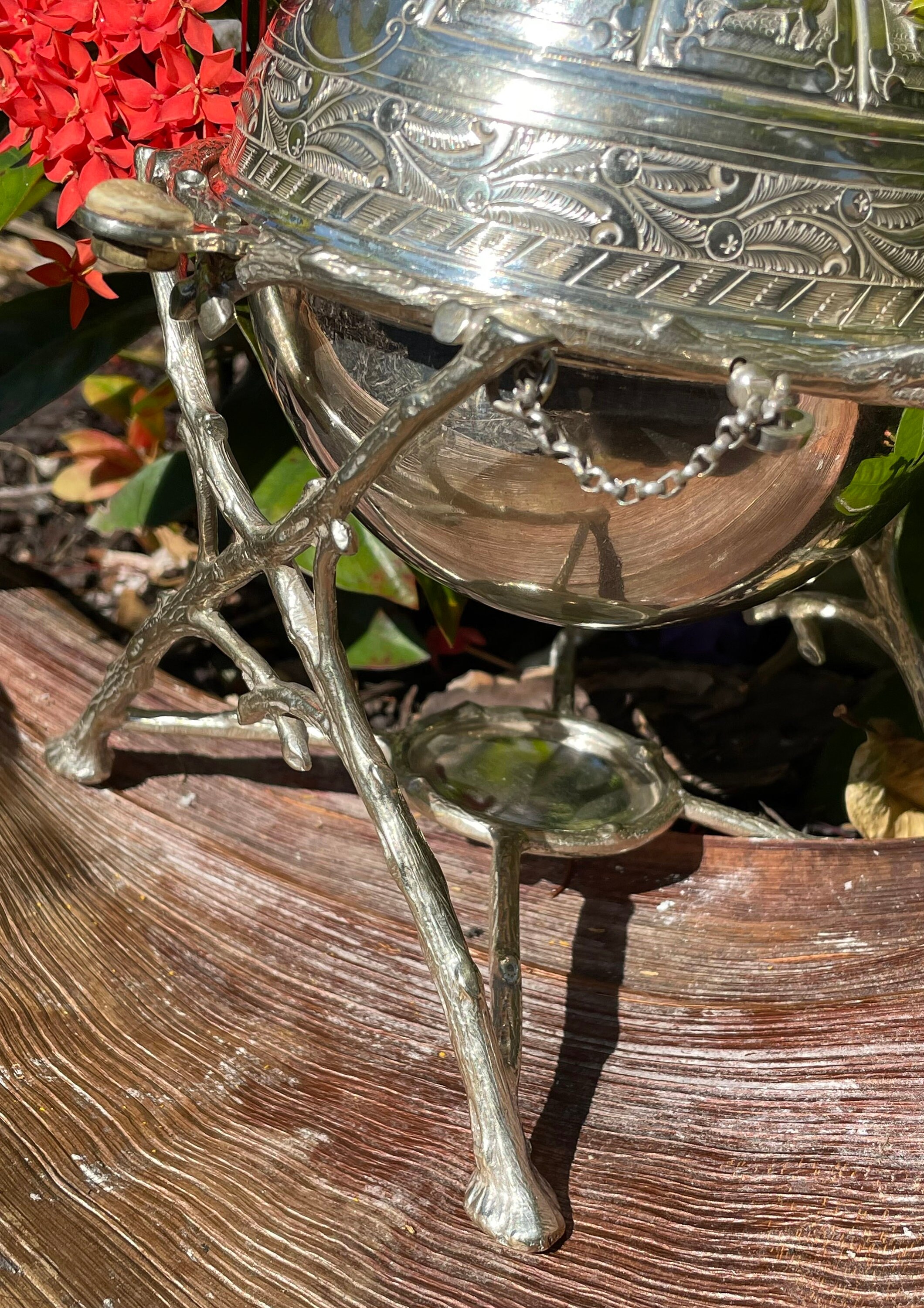 Gorgeous Antique Victorian FENTON BROTHERS Silver 1896 Figural ZODIAC ...