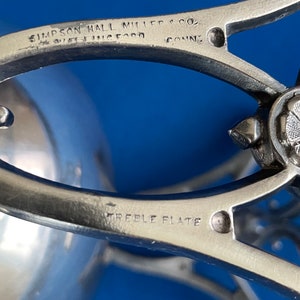Stunning Victorian SIMPSON HALL & MILLER "mechanical" Silver Plate Roll ...
