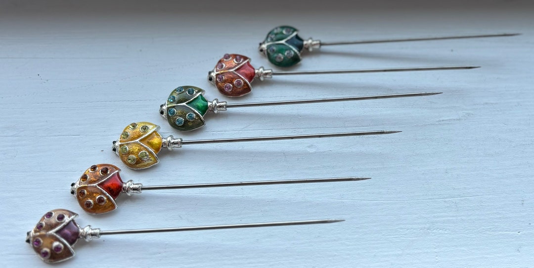 Amazing Gorgeous Vintage Elegant "lady Bug" Themed Enamel Topped Hors D ...