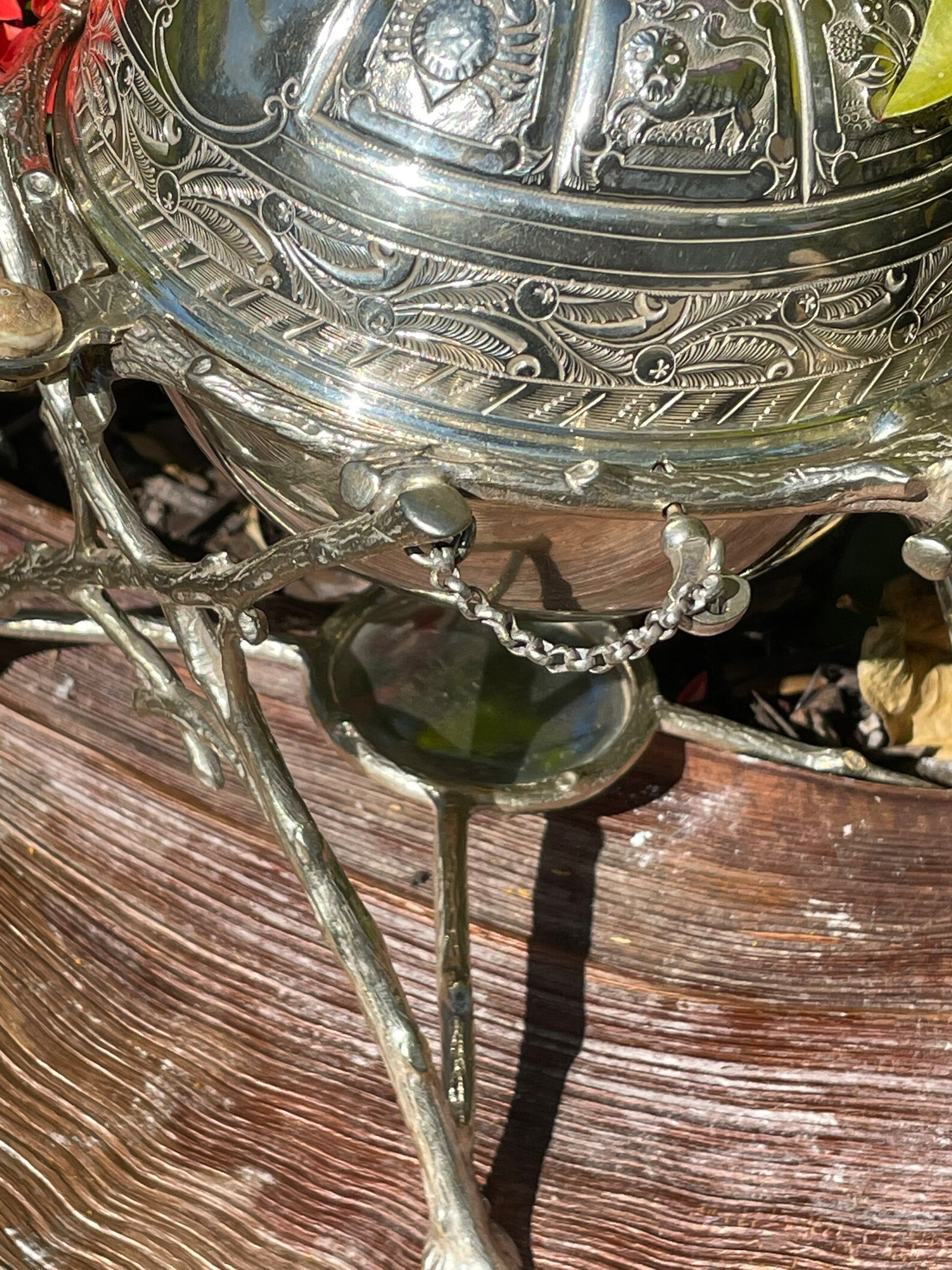Gorgeous Antique Victorian FENTON BROTHERS Silver 1896 Figural ZODIAC ...