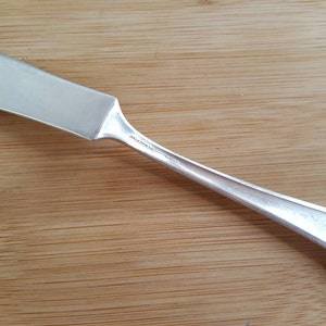 Antique 1835 R WALLACE 1917 HUDSON Flat Handle Master Butter Knife 7 1/ ...