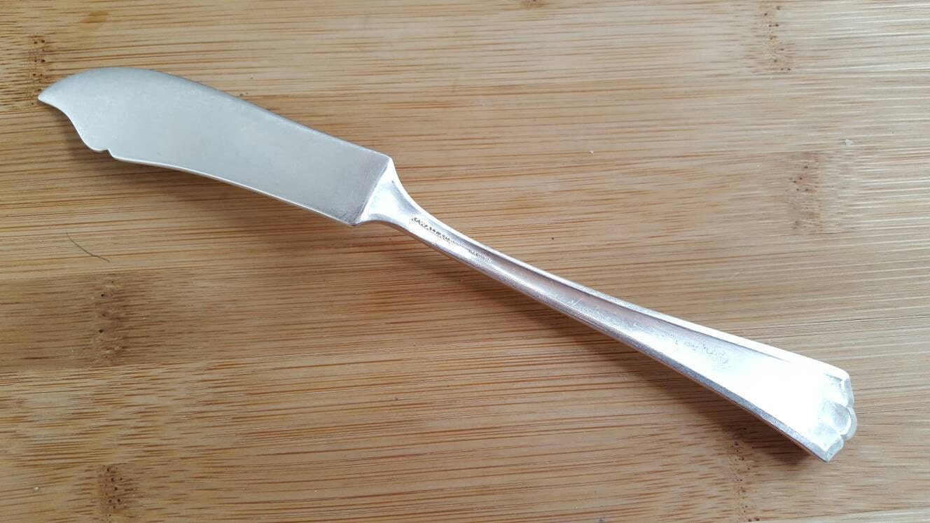 Antique 1835 R WALLACE 1917 HUDSON Flat Handle Master Butter | Etsy