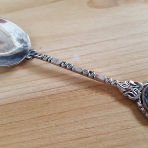 Vintage Collectible STUART Silver LOCHNESS SCOTLAND Souvenir Spoon 4 1/ ...