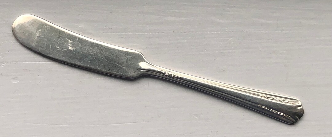 Vintage SINCERITY Silver Plate SINCERITY Paddle Blade Butter Spreader 5 ...