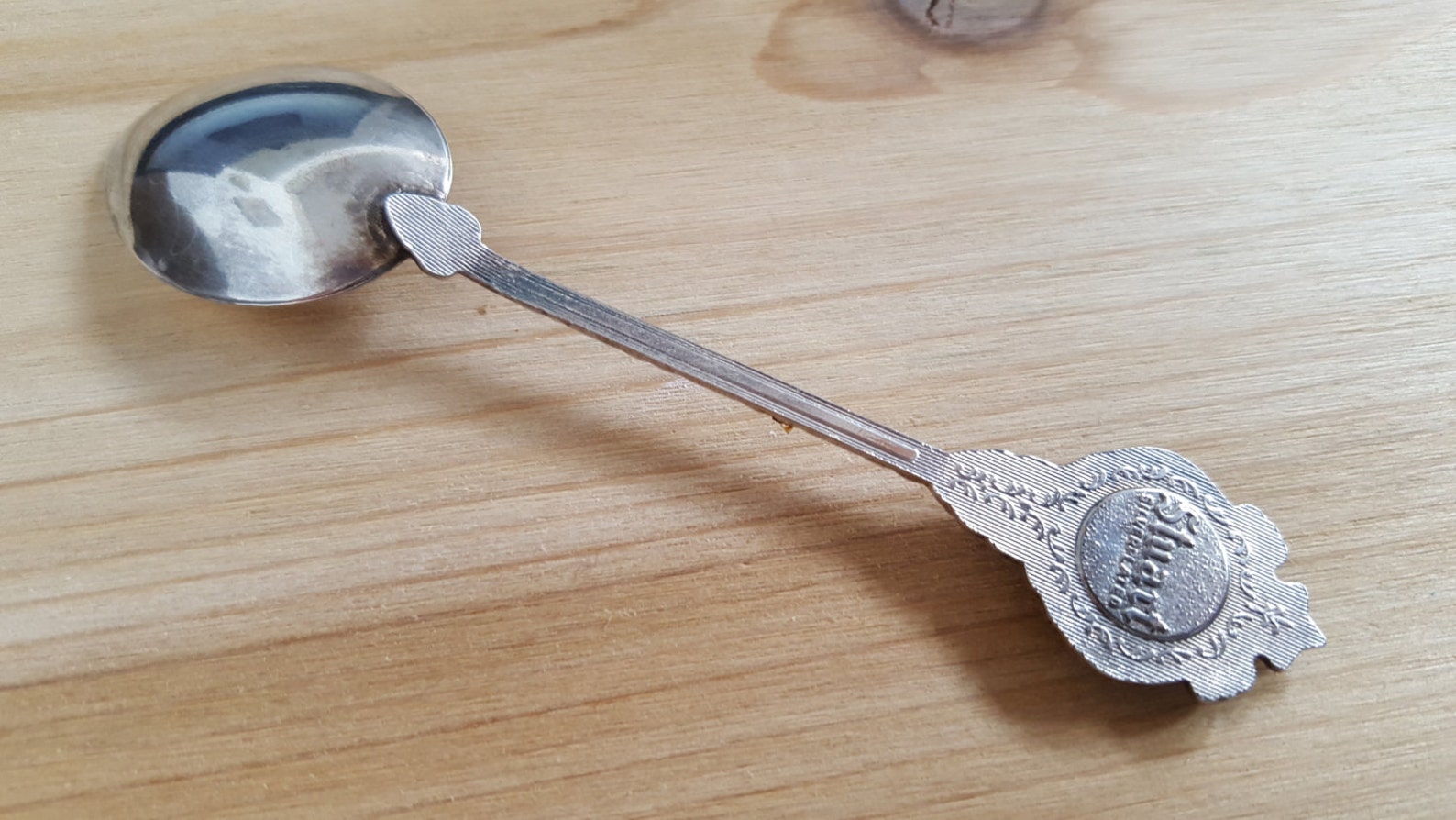 Vintage Collectible STUART Silver LOCHNESS SCOTLAND Souvenir Spoon 4 1/ ...
