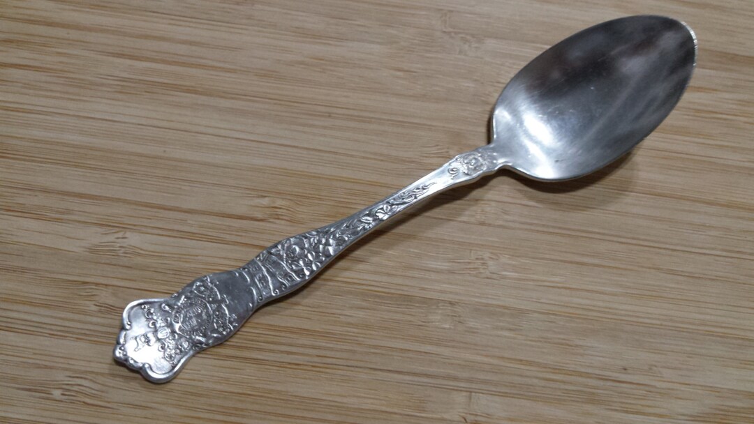 Vintage Collectible American Silver Co GREAT BRITAIN Souvenir Teaspoon ...