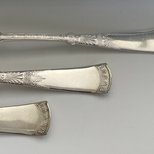 Rare Find! Antique R & B Silver 1892 ATTICA Serving Tablespoon 8 1/4 ...