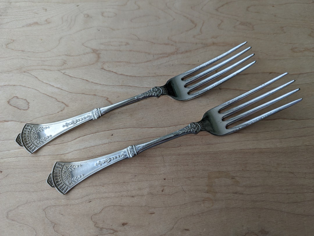 RARE Antique 1847 ROGERS Bros 1885 CROWN Dinner Fork 7 - Etsy