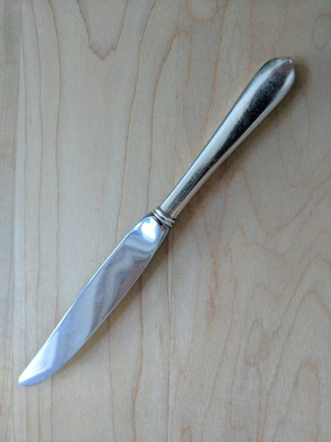 Antique GORHAM Sterling 1933 GORHAM PLAIN Modern Hollow Youth Knife 6 3 ...