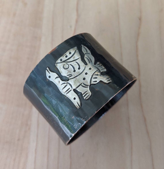 Vintage Collectible Brass & Sterling Silver PERUVIAN Figural - Etsy