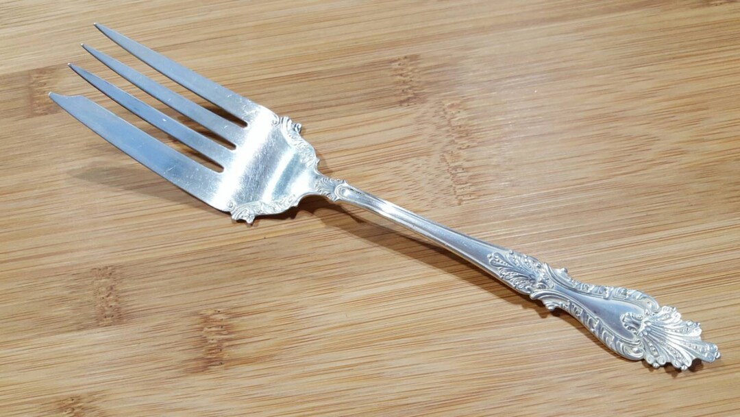 Antique Rogers & Hamilton 1896 RAPHAEL Buffet/cold Meat Serving Fork 8 ...
