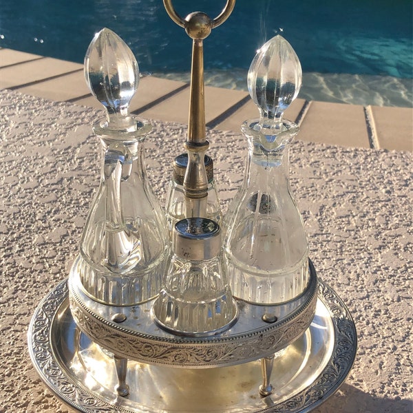 Crystal Cruet - Etsy