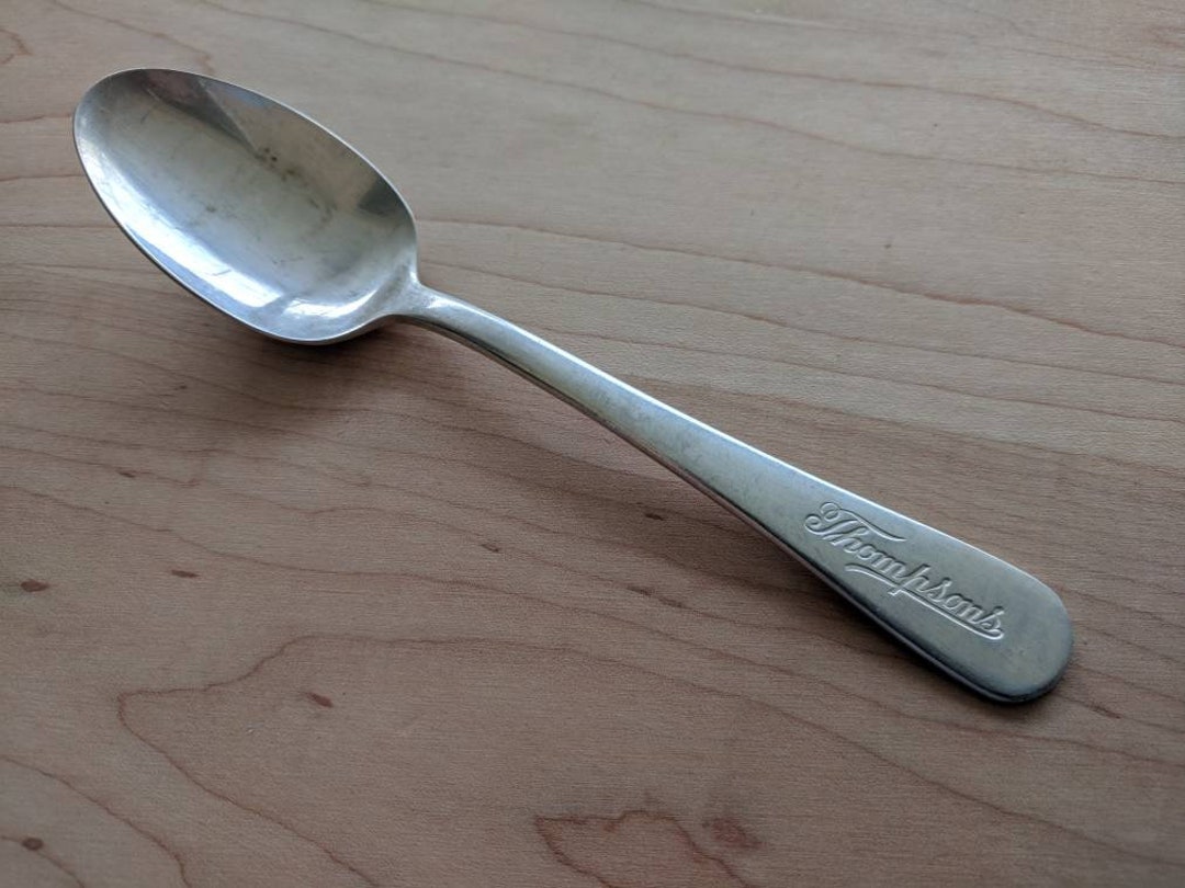 Vintage Collectible THOMSONS RESTAURANT Teaspoon 6" by Victor Silver - Etsy